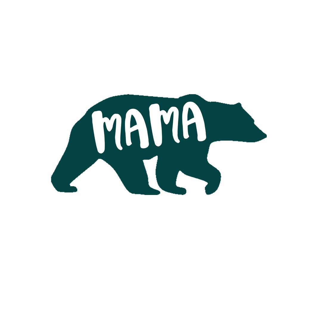 Mama Bear Vinyl Decal - Bear Sticker - Vinyl Decal for Tumbler - Laptop ...