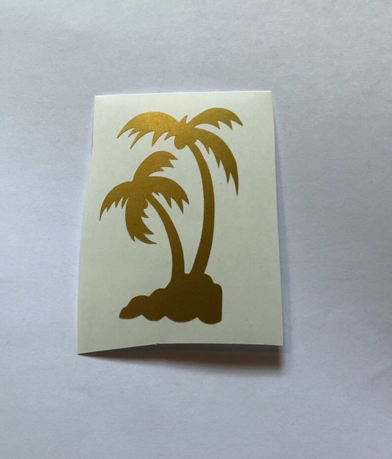 Palm Tree Decal Palm Tree Sticker Laptop Sticker Tumbler | Etsy