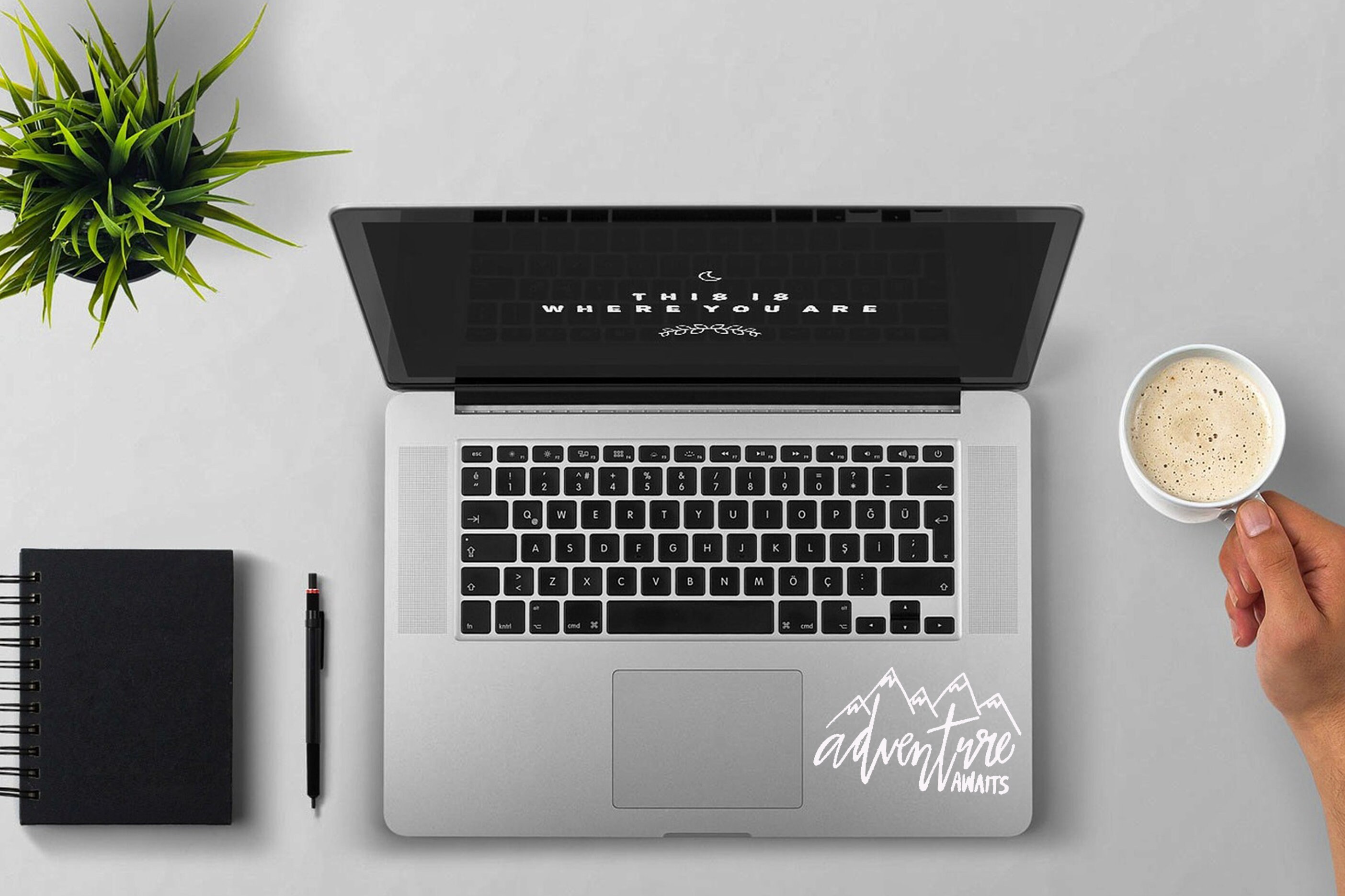 Adventure Awaits Decal Car Window Sticker Mountain Sticker | Etsy