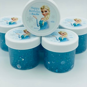 Elsa Frozen Princess Glitter Slime Party Favors (6 Pack) - Etsy