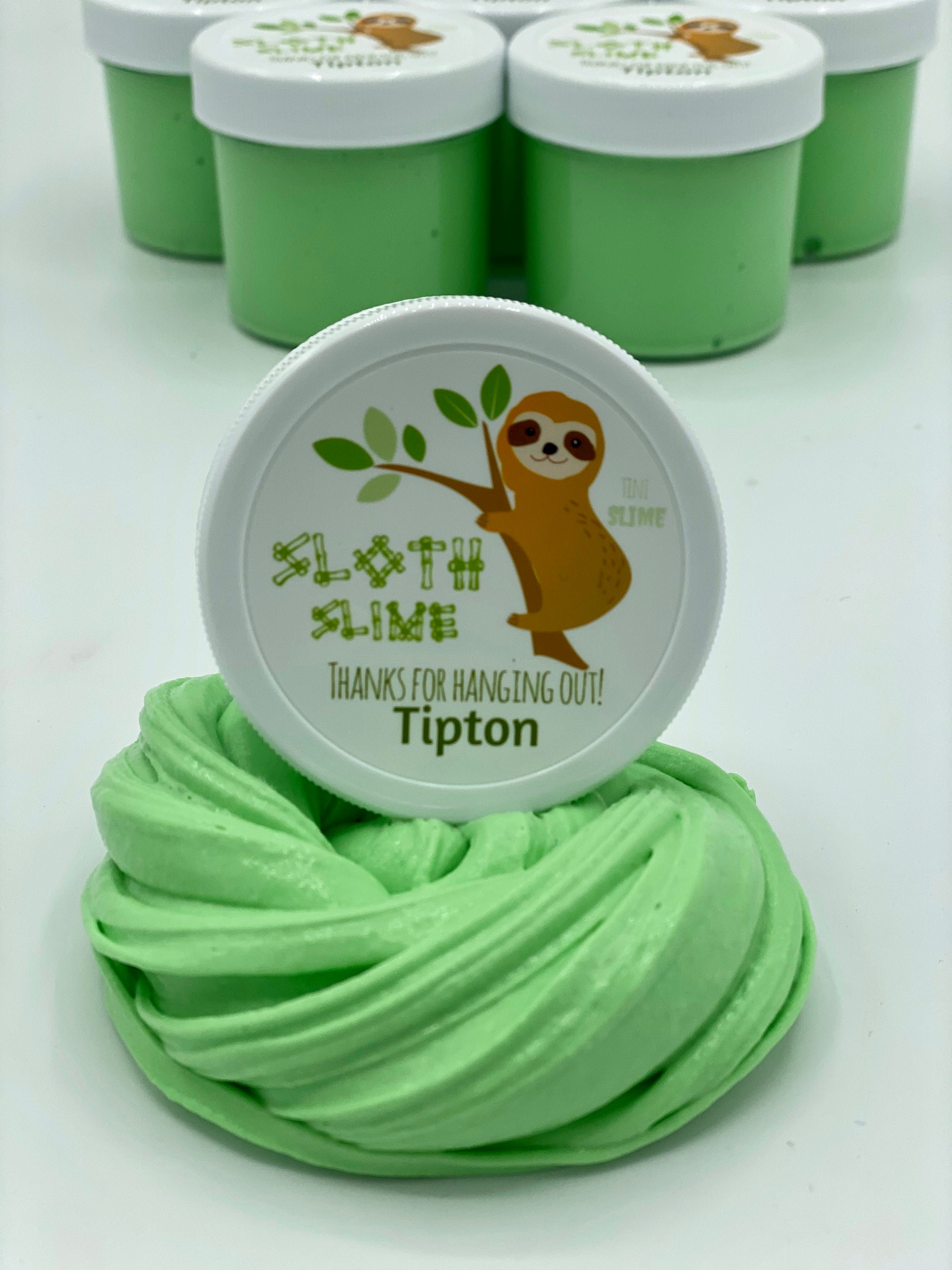 Sloth Slime Party Favors Sloth Party | Etsy