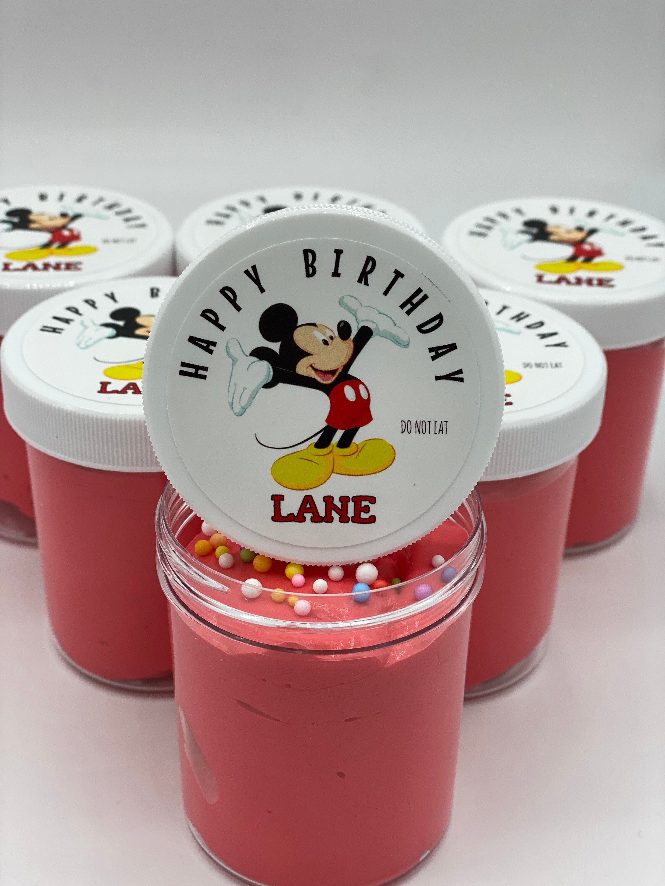 Mickey Mouse Minnie Mouse Slime Party Favors | Etsy