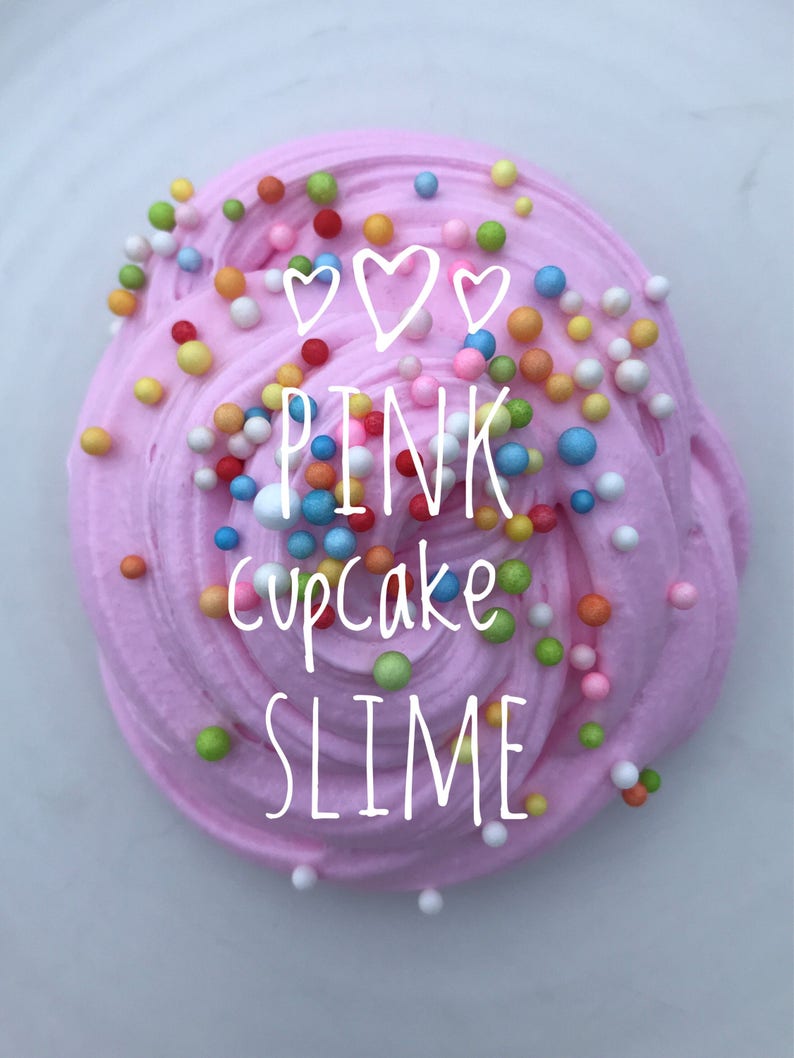 Cupcake Theme Slime Party Favors 6pack - Etsy