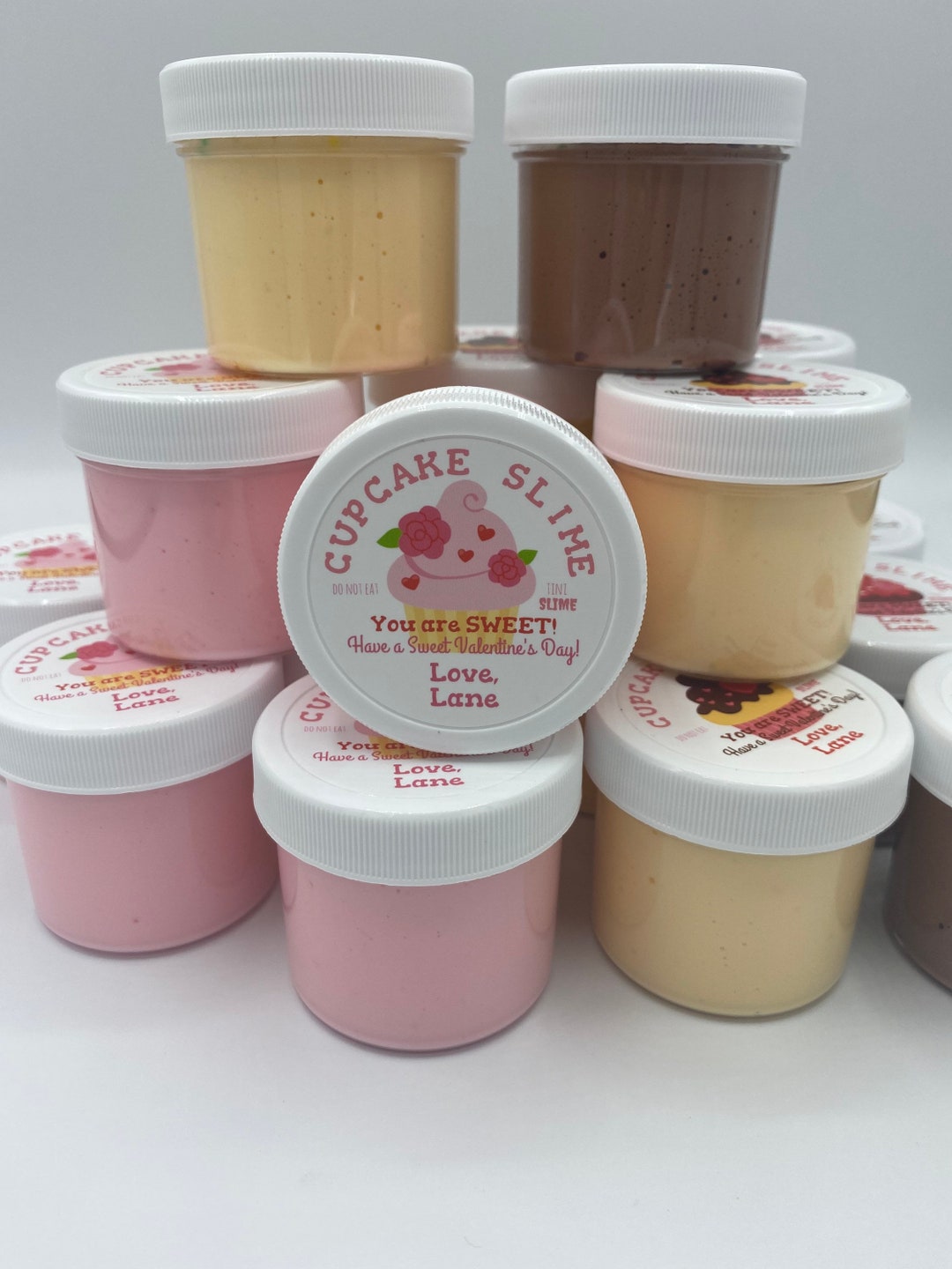 Cupcake Theme Slime Party Favors (6pack) - Etsy