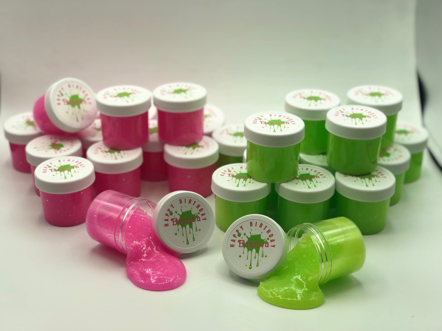 Slime Party Party Slime Favors Glow in the Dark - Etsy