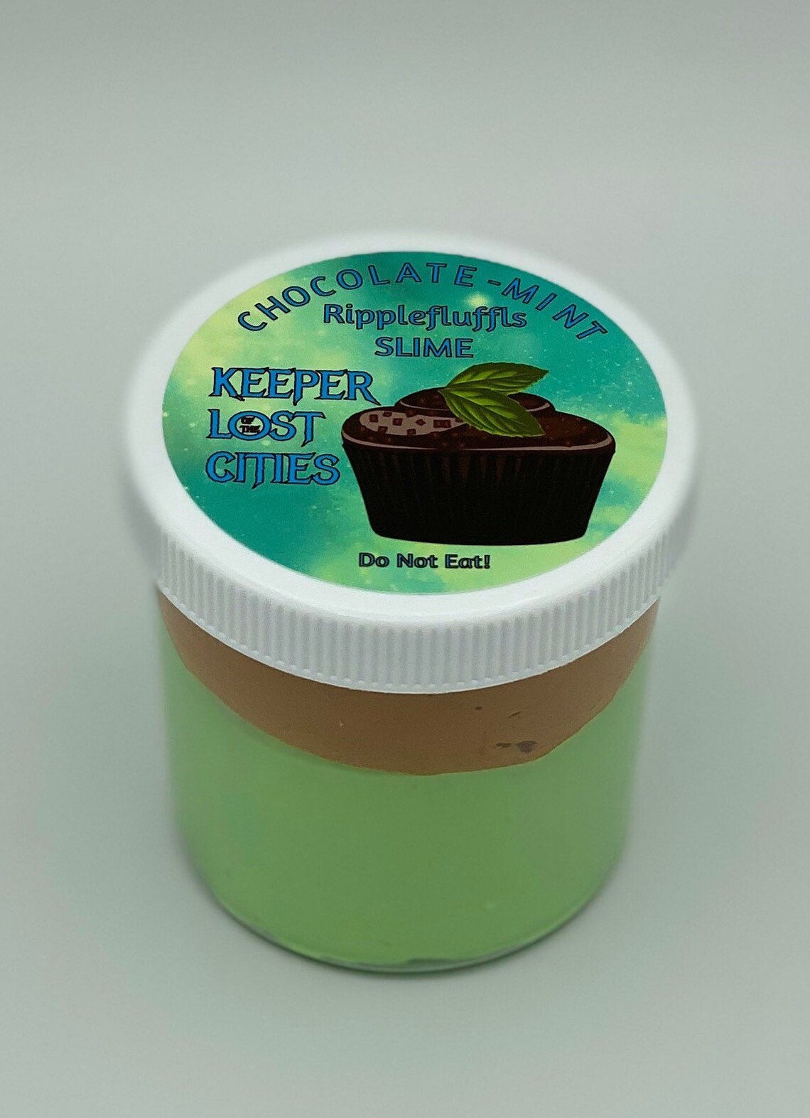 Chocolate-mint Ripplepuff Slime Keeper of the Lost Cities Slime - Etsy