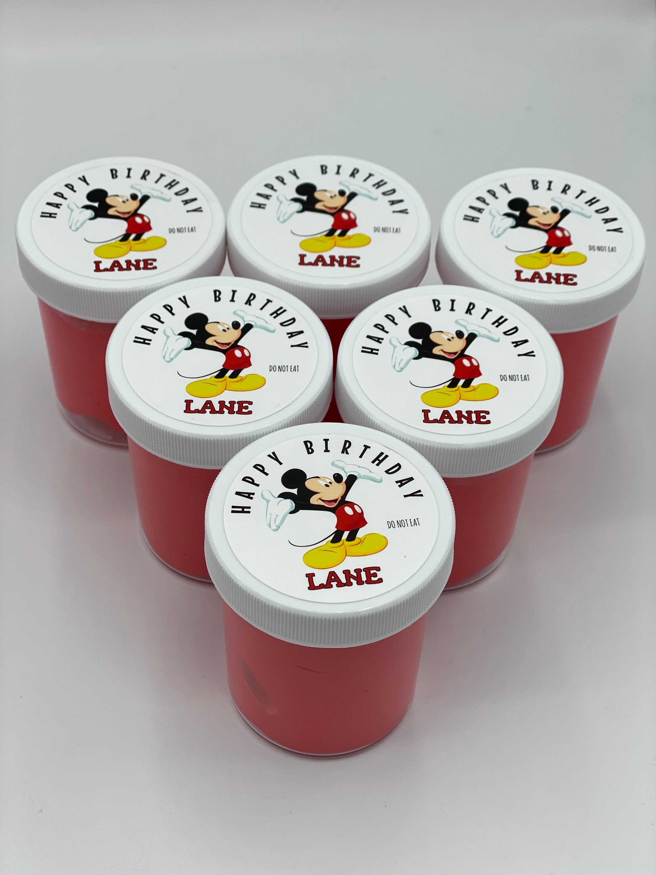 Mickey Mouse Minnie Mouse Slime Party Favors | Etsy