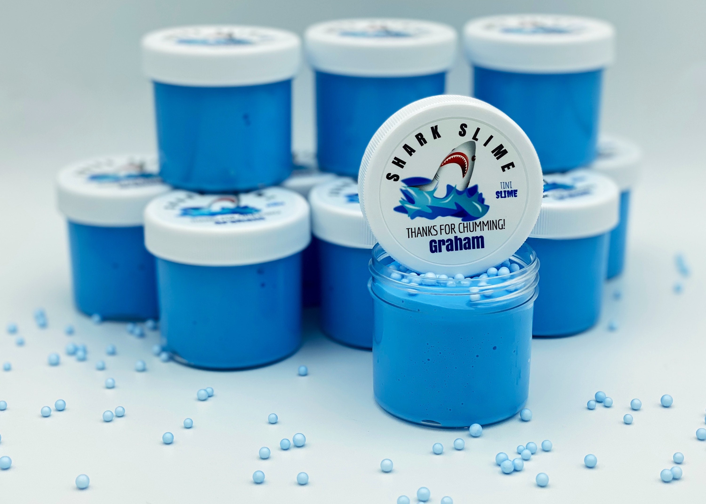Shark Slime Party Favors for Nautical Party - Etsy