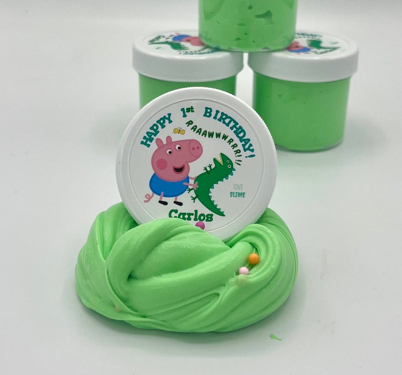 George Pig Slime Party Favors - Etsy