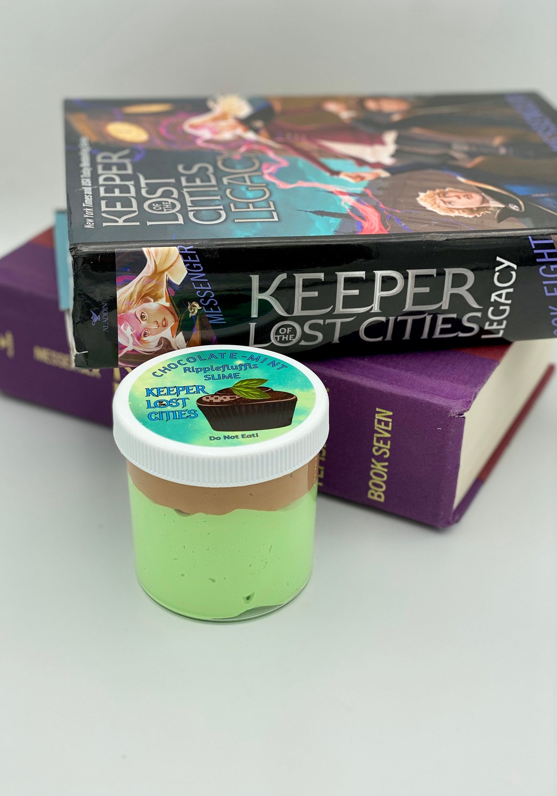 Chocolate-mint Ripplepuff Slime Keeper of the Lost Cities - Etsy