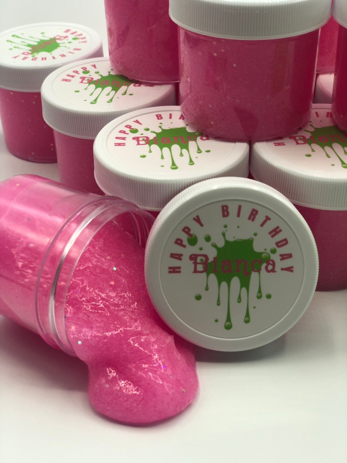 Slime Party Party Slime Favors Glow in the Dark - Etsy