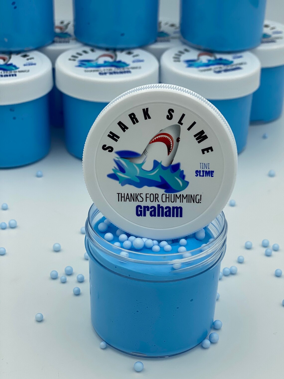 Shark Slime Party Favors for Nautical Party | Etsy