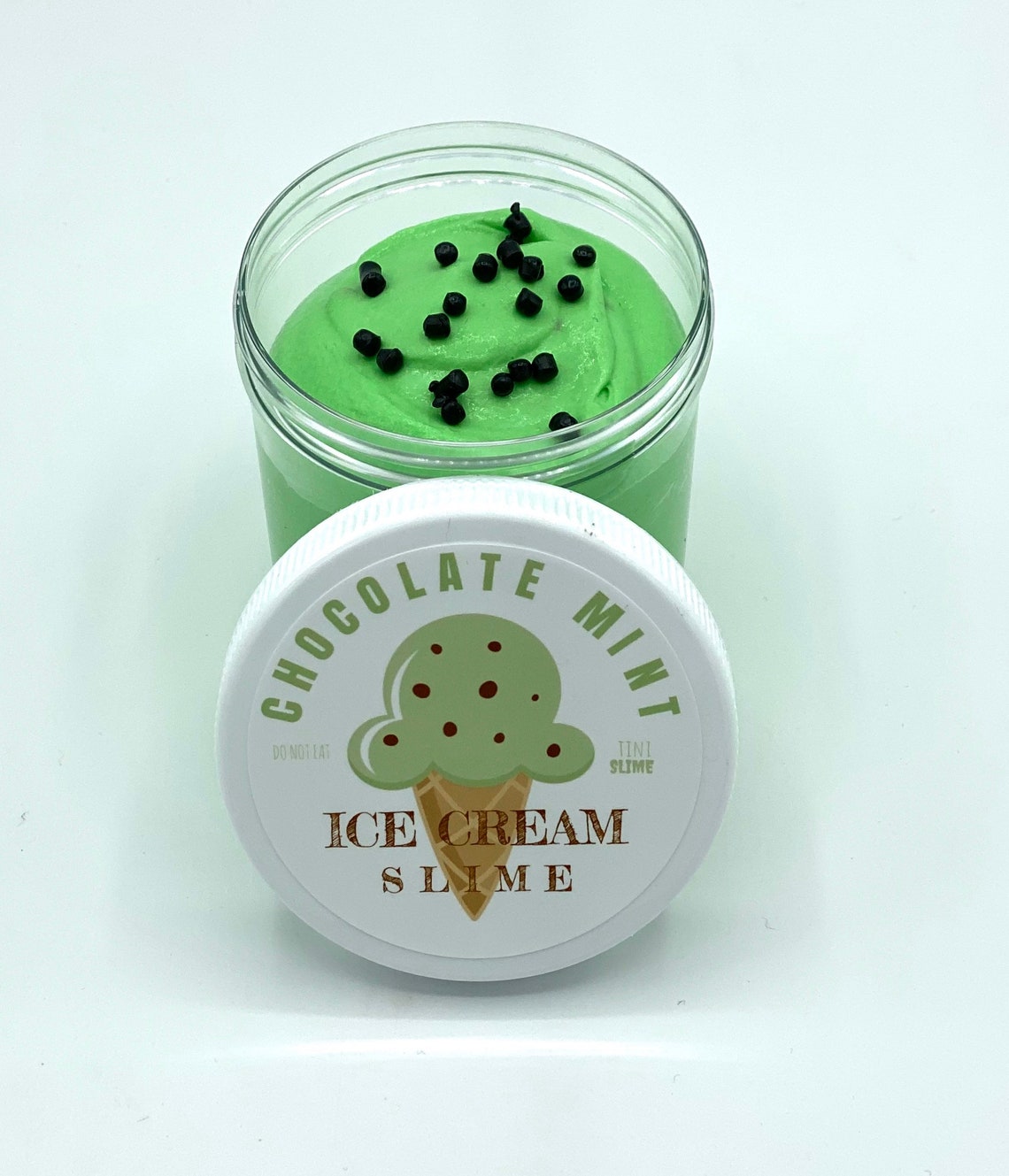Tini Slime Shop Mint Chip Ice Cream Slime | Etsy
