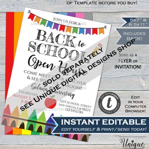 Editable Meet the Teacher About Me Letter Template, Get to Know School ...