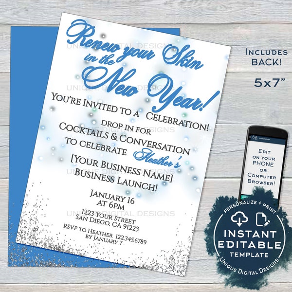 Skincare Party Invitation - Etsy