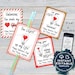 Valentine Card, Glow Stick Favor Tags, Kids Editable Valentines Cards ...