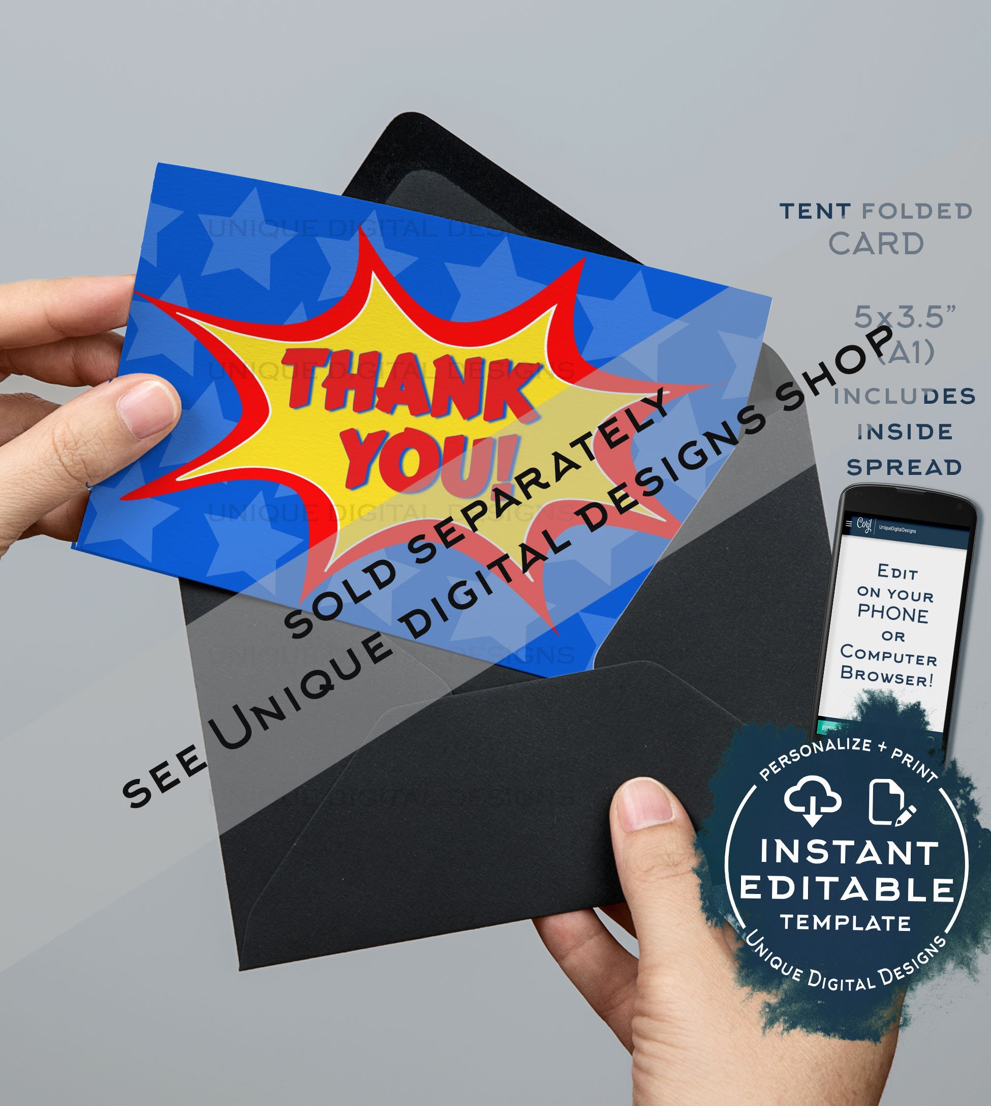 One Year in a Flash Superhero Invitation Editable 1st - Etsy