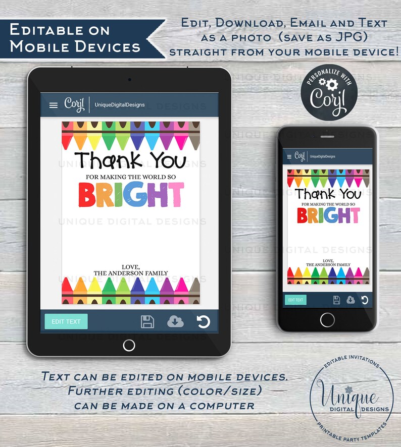 Teacher Gift Card Holder, Editable Staff Thank You Card, Printable ...
