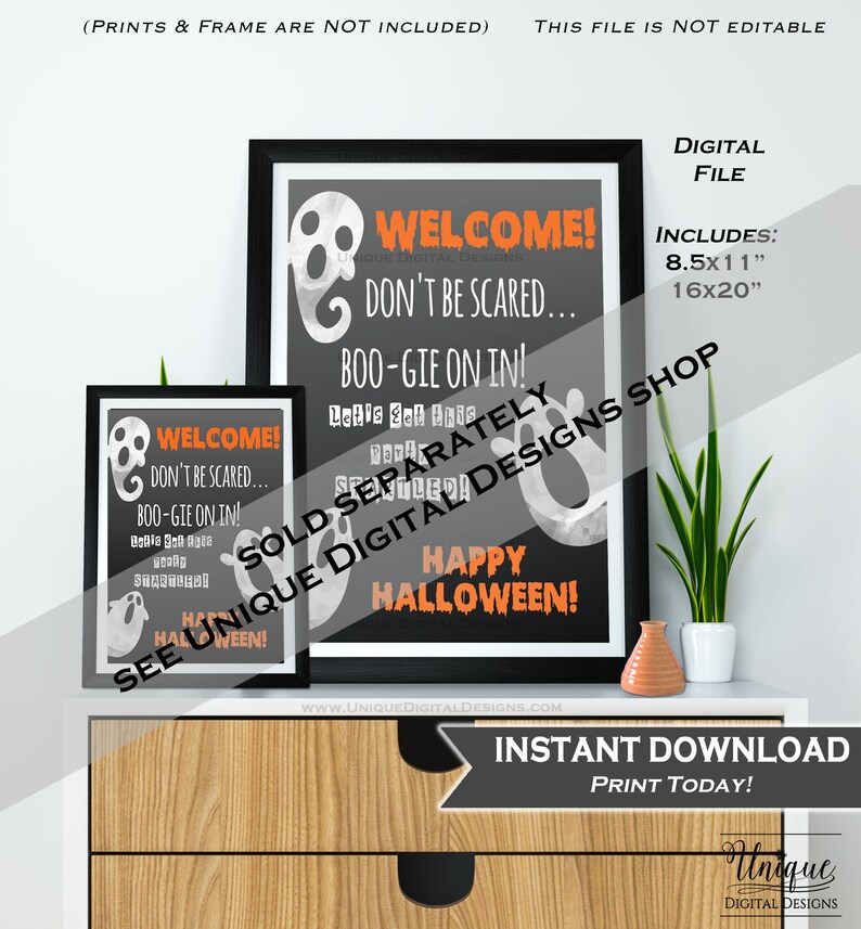 Boo Bash Invitation FLYER Editable School Halloween Party | Etsy