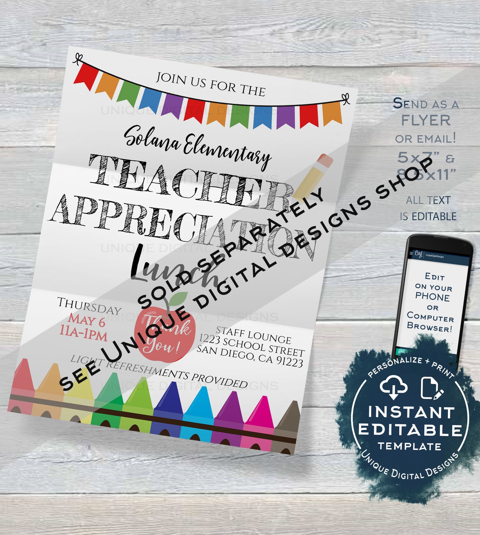 Editable Teacher Gift Card Holder, Staff Thank You Card, Space ...