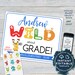Wild About School Sign Editable First Day of School Sign - Etsy