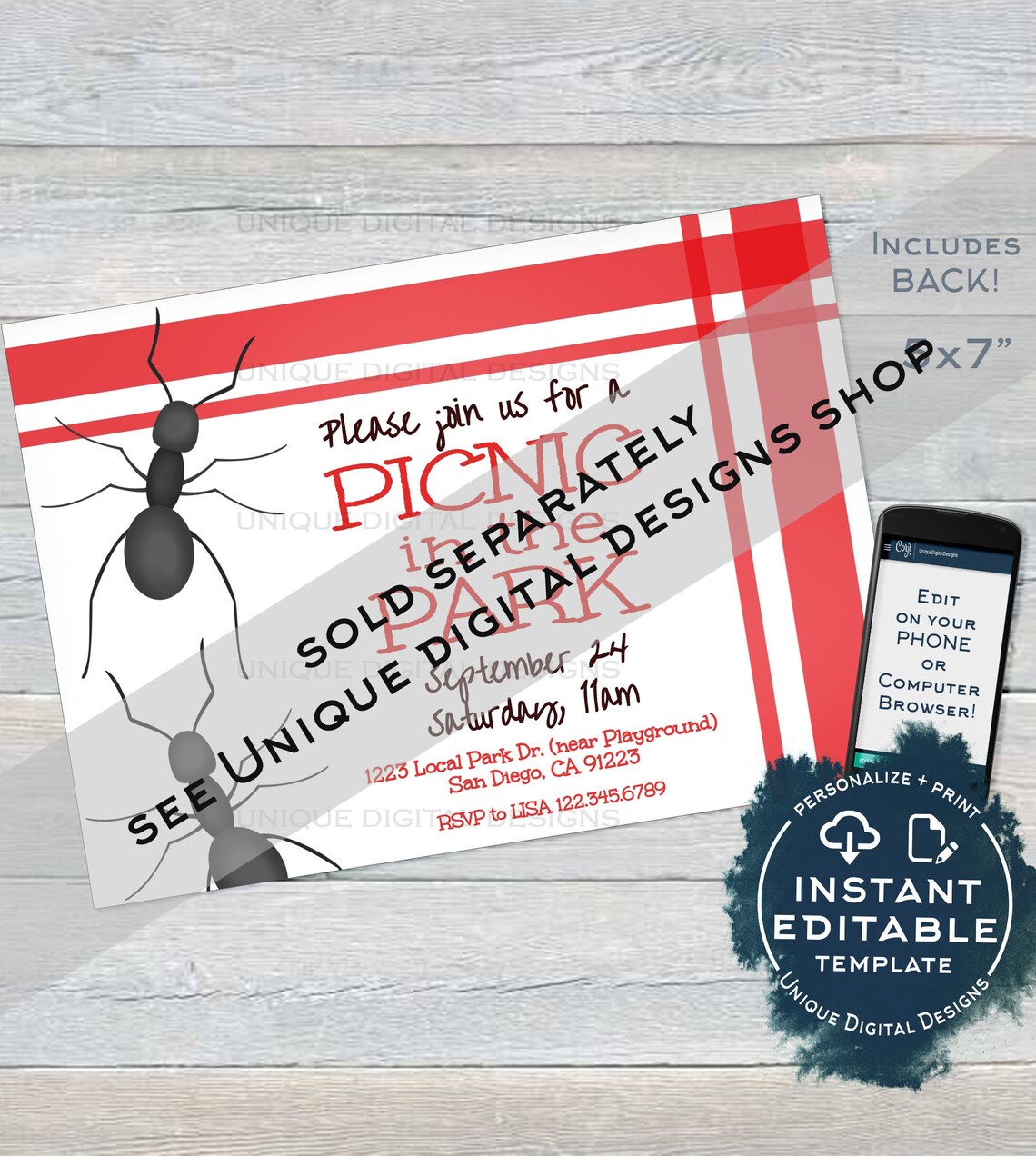 Summer Kick off Block Party Invitation Editable Neighborhood - Etsy