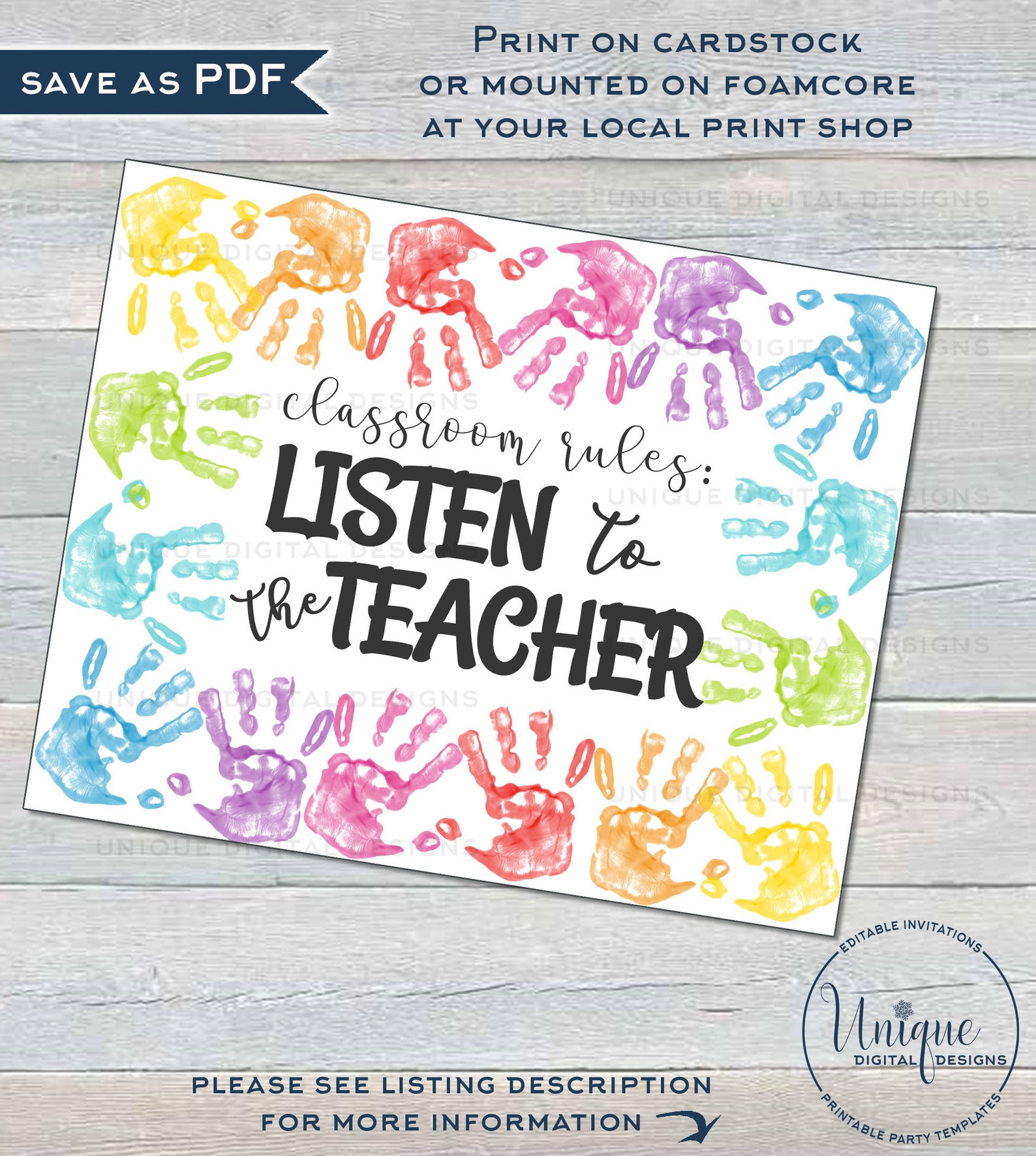 Bundle Classroom Rules, New Class Etiquette Signs, Student Reminders ...