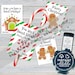 Color in Gift Candy Cane Christmas Favors Tag, Kids Classroom Editable ...