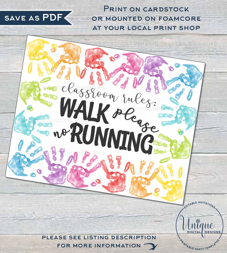 Bundle Classroom Rules New Class Etiquette Signs Student | Etsy