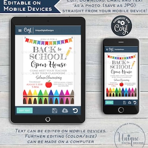 Back to School Open House Invitation Meet Your Teacher PTA Invite ...