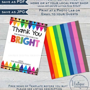 Teacher Gift Card Holder, Editable Staff Thank You Card, Printable ...