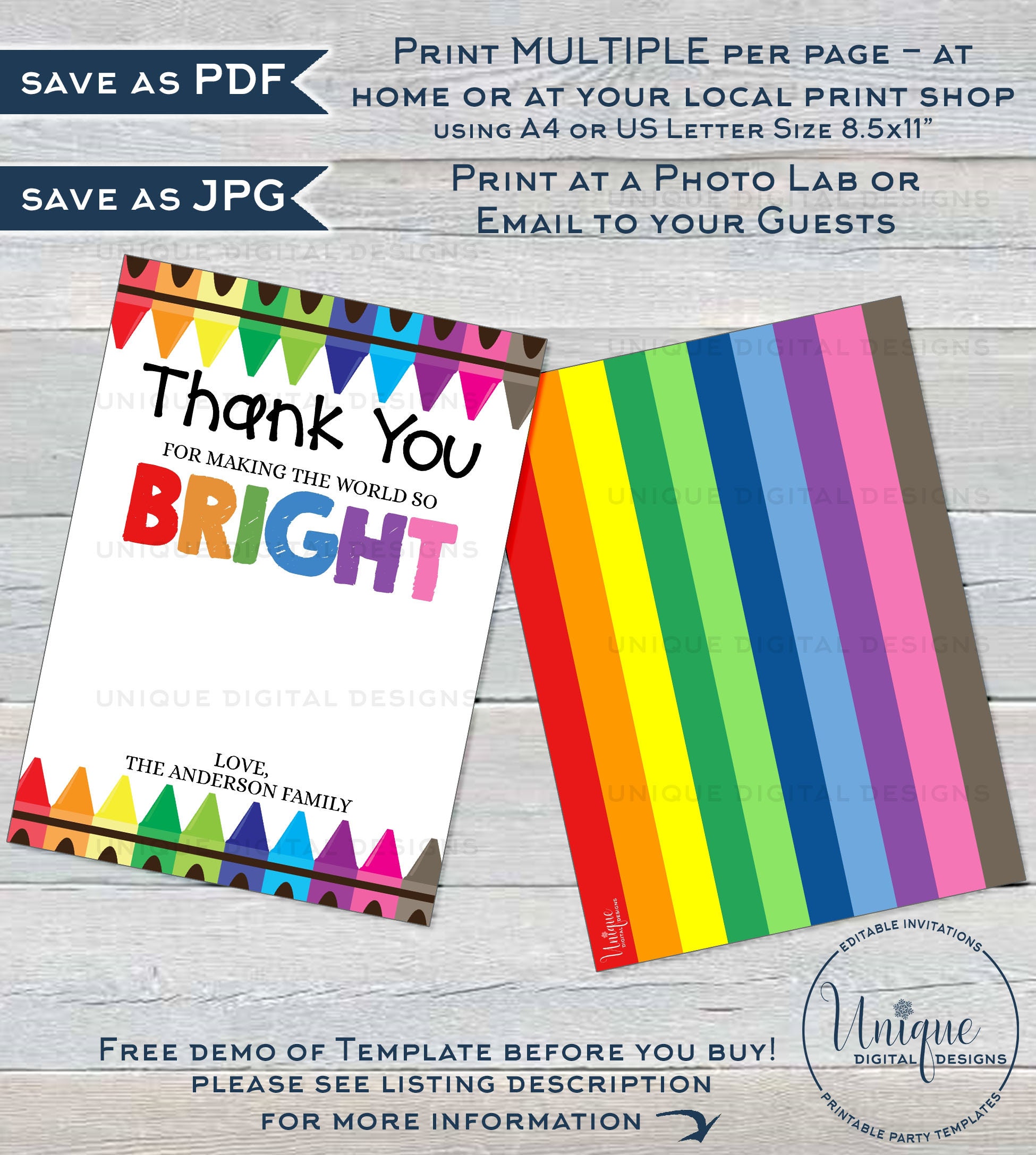 Teacher Gift Card Holder, Editable Staff Thank You Card, Printable ...