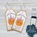 Editable Halloween Glow Stick Tags, A Little Light for Halloween Night ...
