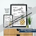 Be Like a Pineapple Sign Pineapple Quote Office Motivational Decor ...