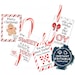 Teacher Candy Cane Tags, Christmas Favors for Kids, Editable Christmas ...