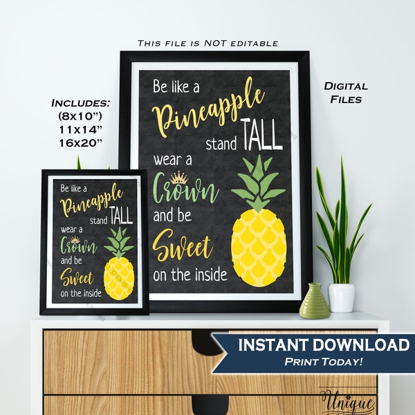 Pineapple Poster - Etsy