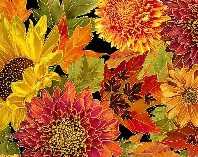 Packed Harvest Bouquets With Gold Metallic Accent From Timeless ...