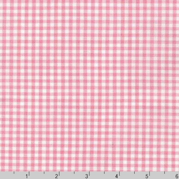 Pink Gingham Fabric - Etsy