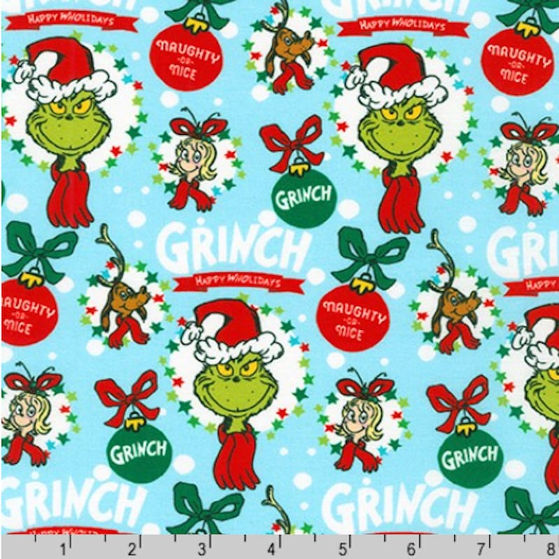 Grinch Fabric - Etsy