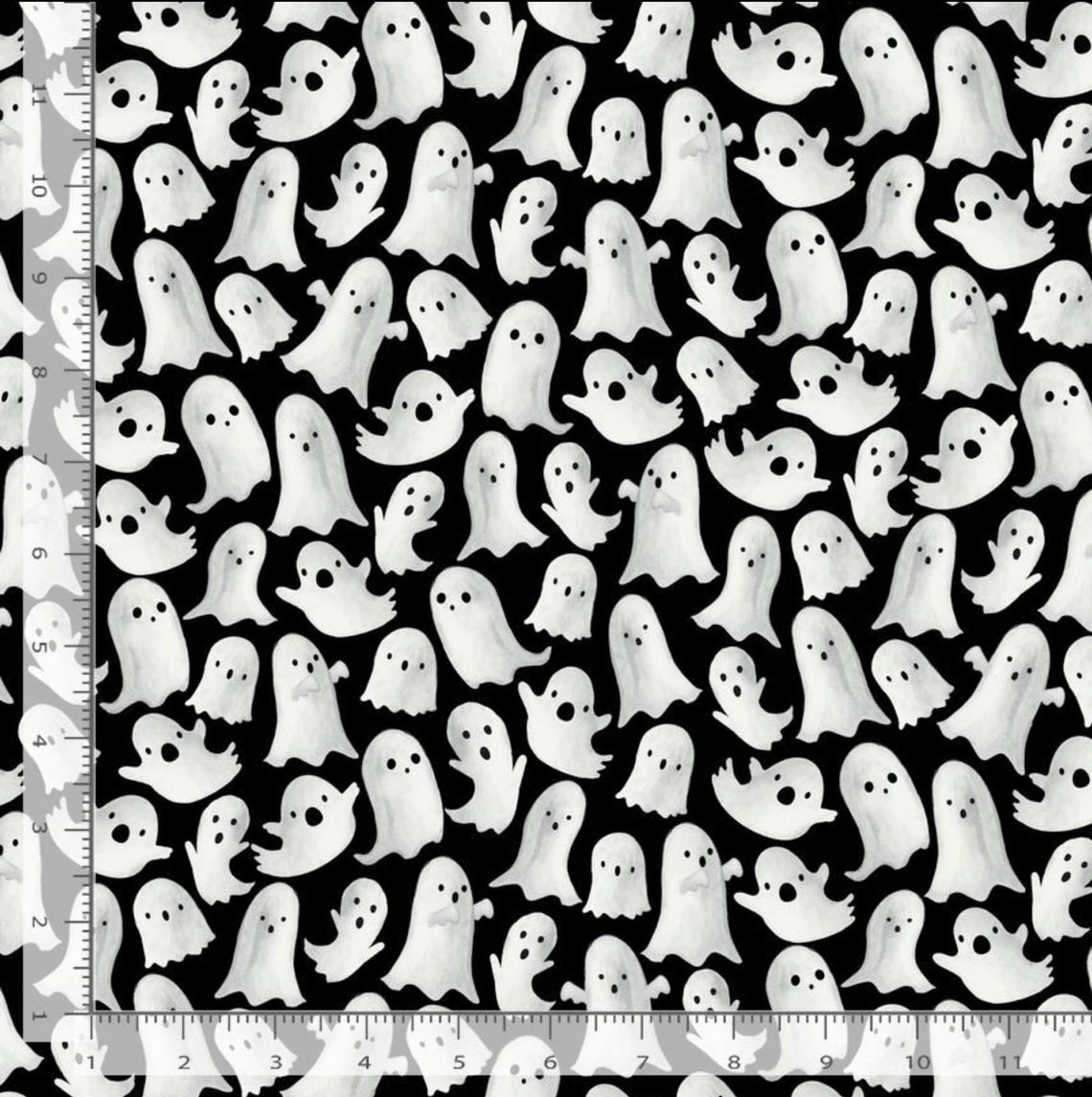 Ghost Cotton Fabric - Haunted House Quilting Material - Etsy