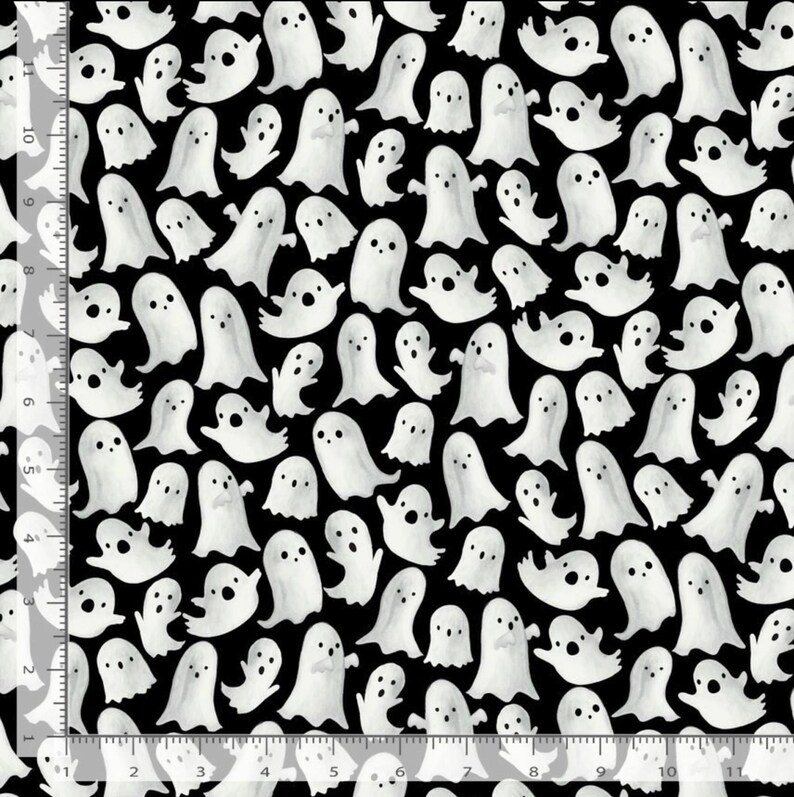 Ghost Cotton Fabric - Haunted House Quilting Material - Etsy