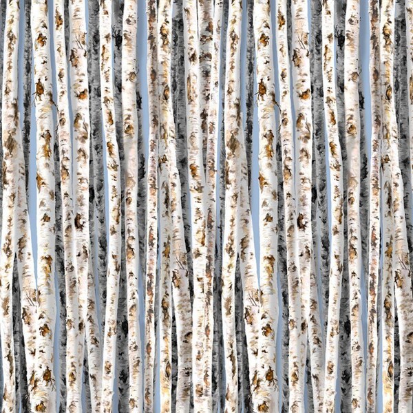 Birch Tree Fabric - Etsy