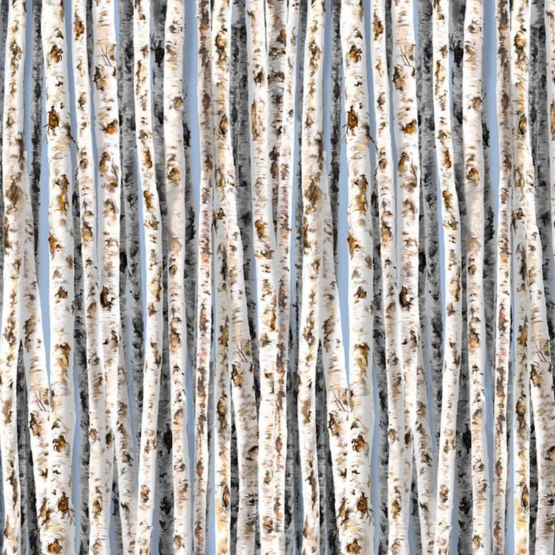 Birch Tree Fabric - Etsy