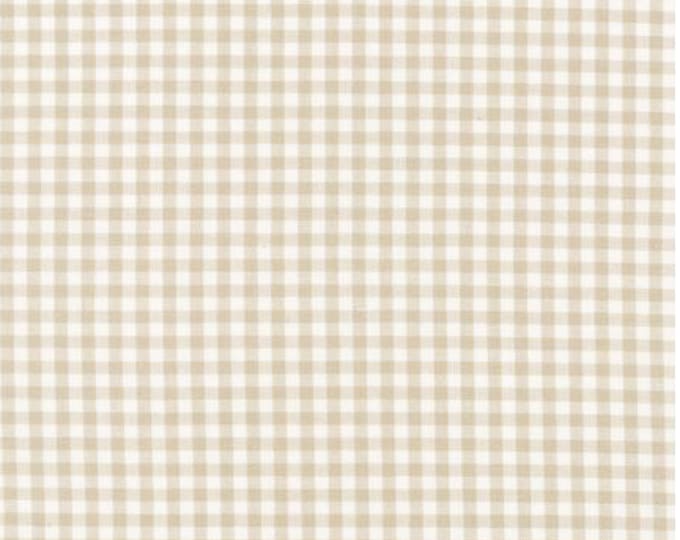 Sand 1/8" Gingham Fabric - 100% COTTON Fabric - Carolina Gingham by ...