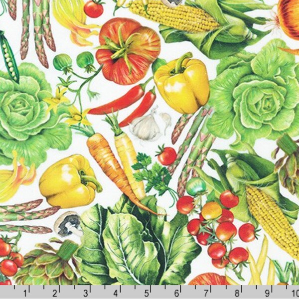 Vegetable Fabric - Etsy