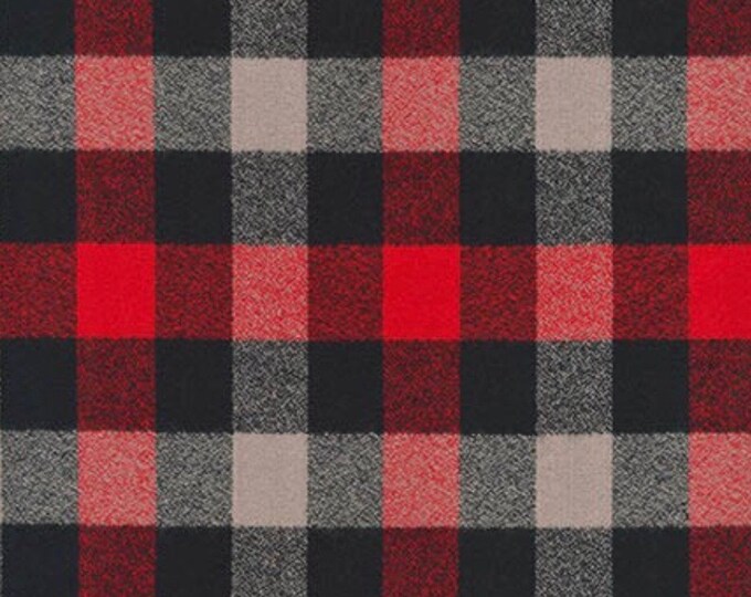 Platinum Gray FLANNEL Fabric Mammoth FLANNEL Fabric From Robert Kaufman ...