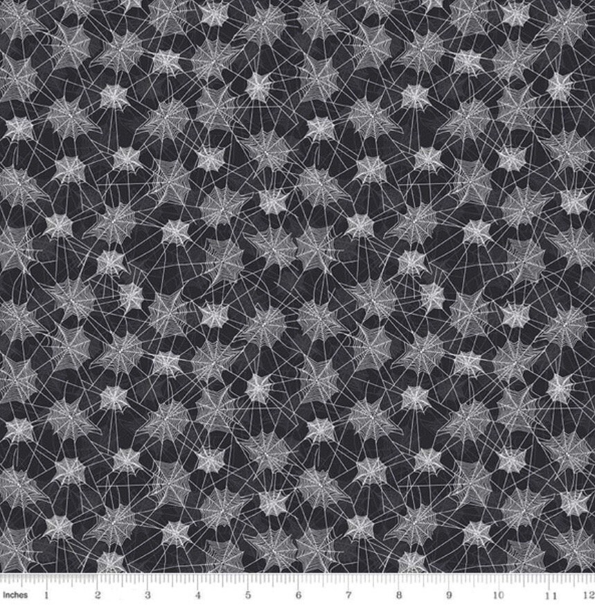 Spider Web Fabric Halloween Fabric by the Yard 100% COTTON | Etsy