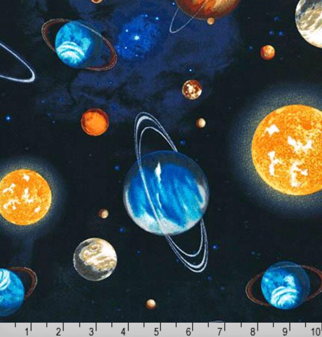 Space Fabric - 100% COTTON Fabric - Cotton Quilting Fabric From ...