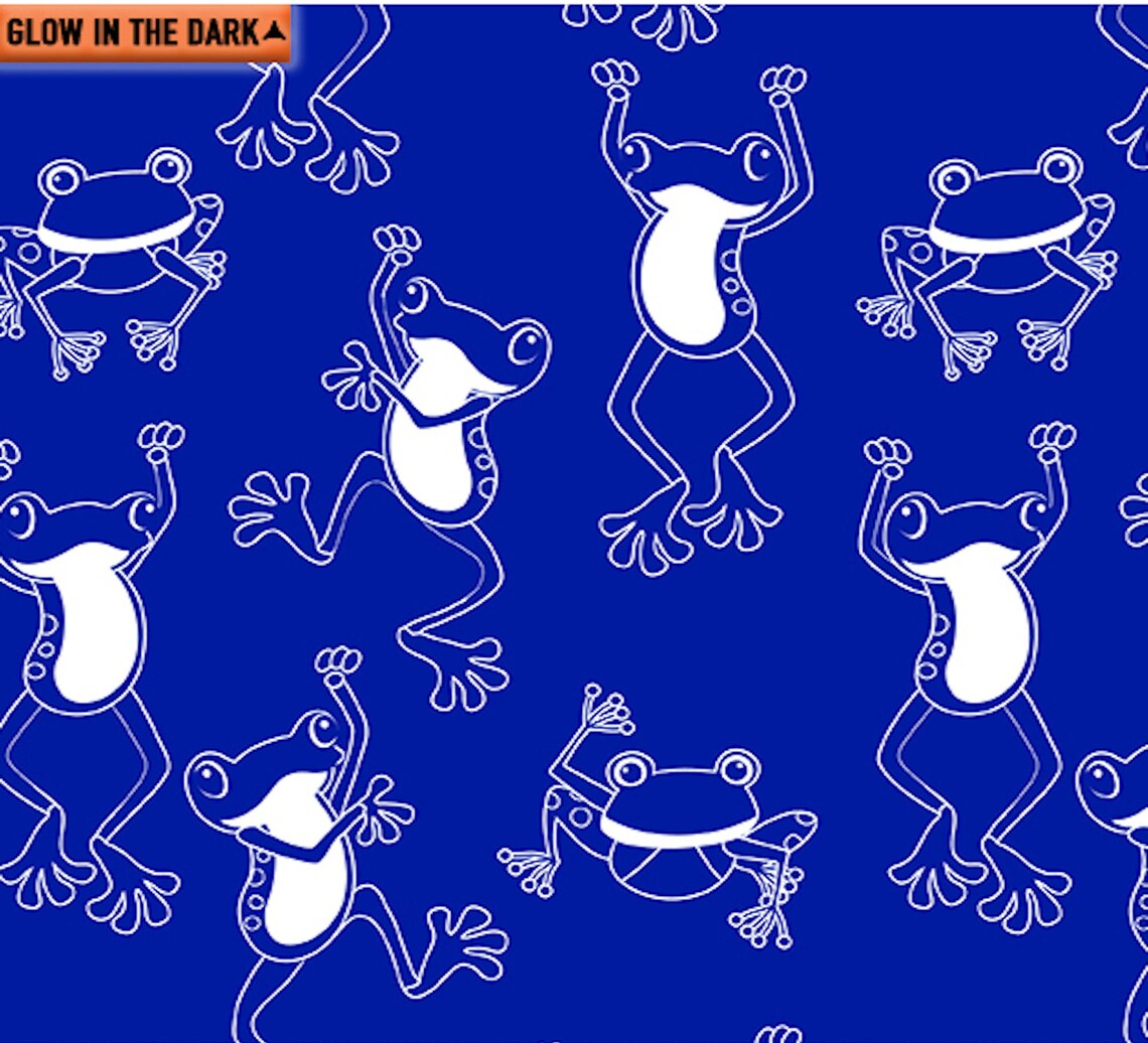 Hop to It ROYAL Toadally Cool by Kanvas Studio Glow in the - Etsy