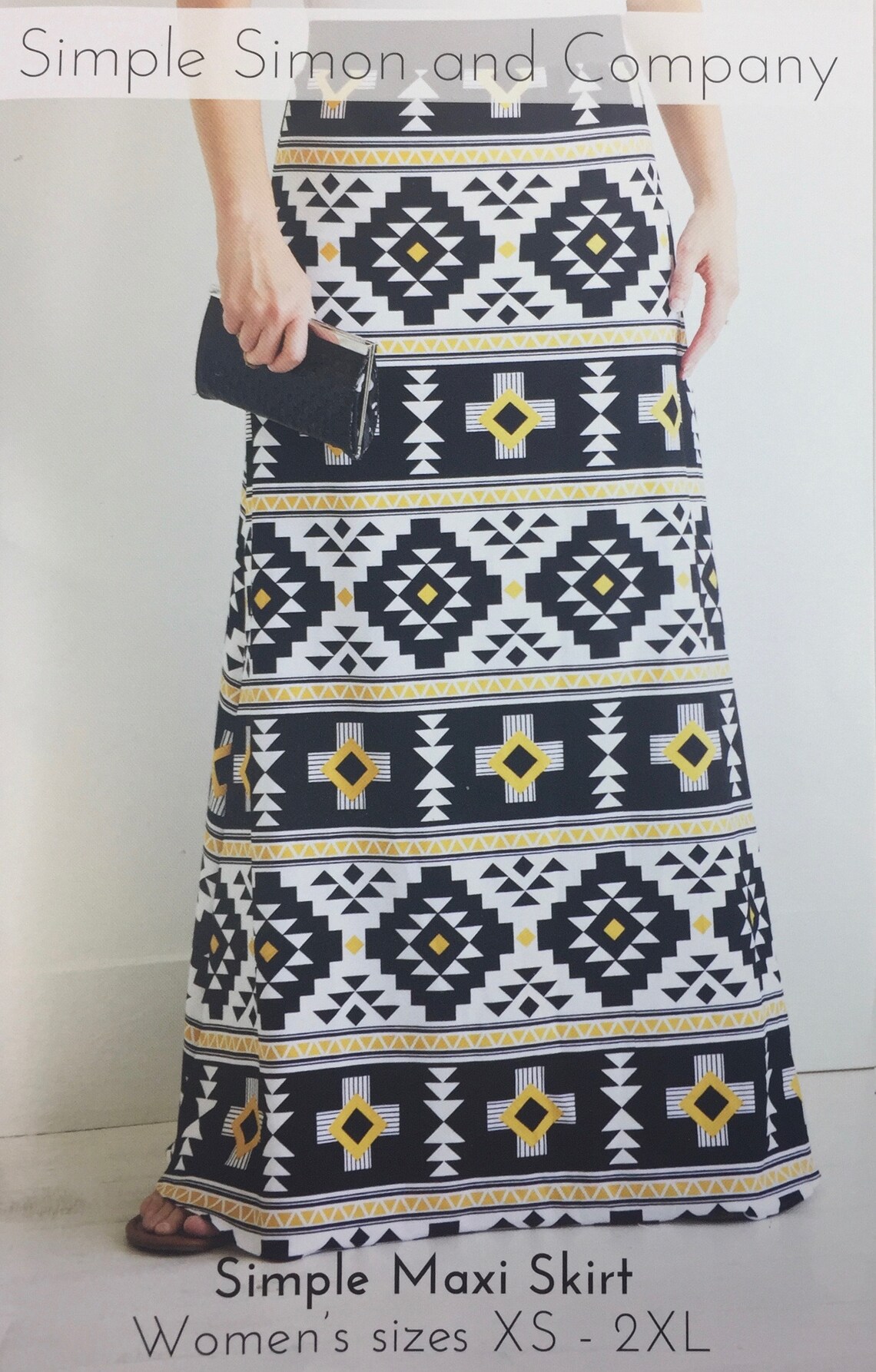 Simple Maxi Skirt by Simple Simon Simple Sewing Patterns - Etsy